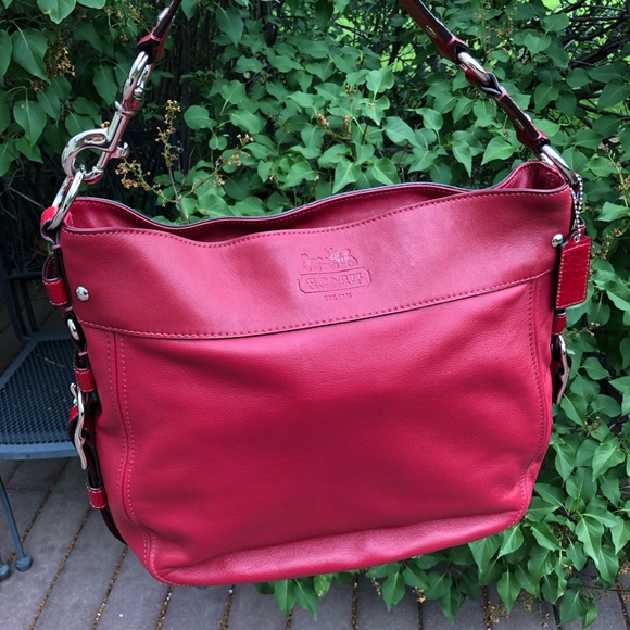Coach | Bags | Coach Red Leather Bag | Poshmark